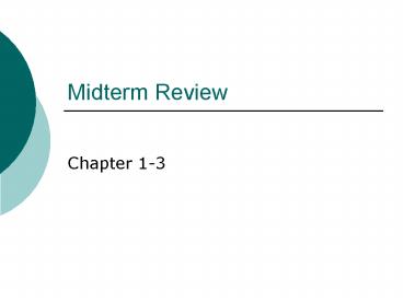 PPT – Midterm Review PowerPoint presentation | free to view - id ...