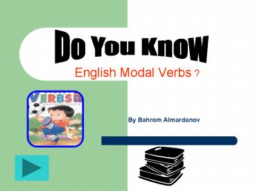 English Modal Verbs presentation | free to view