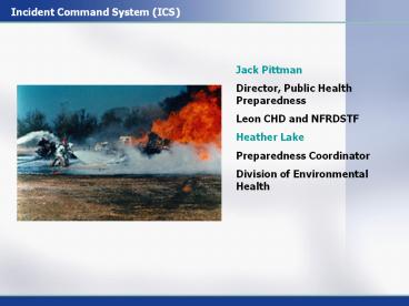 Incident Command System (ICS) presentation | free to view