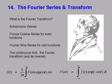 PPT – 14' The Fourier Series PowerPoint presentation | free to view ...