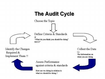 The Audit Cycle presentation | free to view