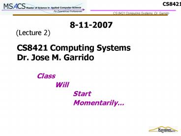 PPT – Class PowerPoint presentation | free to view - id: 14a2c5-ZWQ1N