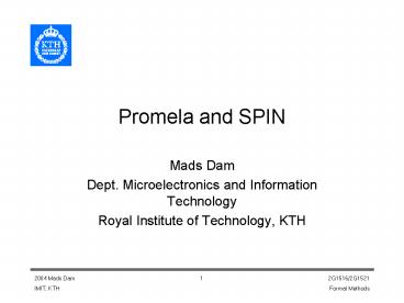 PPT – Promela and SPIN PowerPoint presentation | free to view - id ...