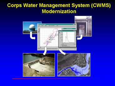 PPT – Corps Water Management System CWMS Modernization PowerPoint ...