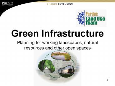 Green Infrastructure presentation | free to view