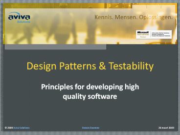 PPT – Design Patterns PowerPoint presentation | free to view - id ...