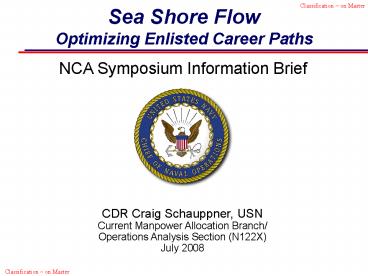 Sea Shore Flow Optimizing Enlisted Career Paths presentation | free to view