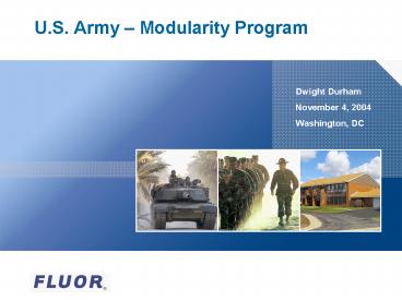 PPT – U.S. Army Modularity Program PowerPoint presentation | free to ...
