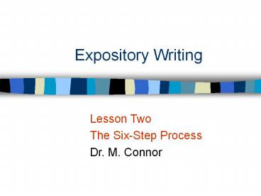 Expository Writing presentation | free to download