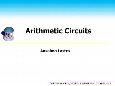 Arithmetic Circuits presentation | free to view