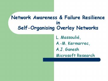 PPT – Network Awareness PowerPoint presentation | free to download - id ...