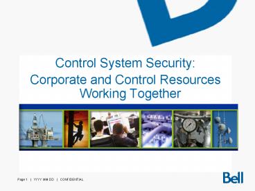 PPT – Control System Security: PowerPoint presentation | free to view ...