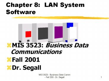 PPT – Chapter 8: LAN System Software PowerPoint presentation | free to ...