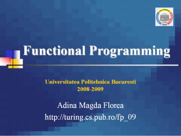 PPT – Functional Programming PowerPoint presentation | free to download ...