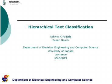 PPT – Hierarchical Text Classification PowerPoint presentation | free ...