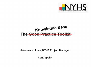 PPT – The Good Practice Toolkit PowerPoint presentation | free to view ...