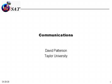 PPT – Communications PowerPoint presentation | free to view - id ...