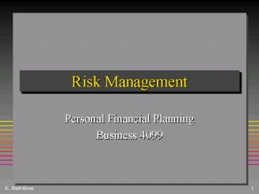 PPT – Risk Management PowerPoint presentation | free to view - id ...