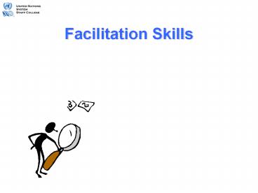 Facilitation Skills presentation | free to view