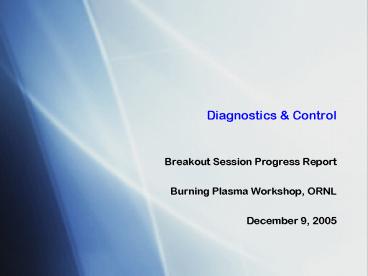 Diagnostics presentation | free to view