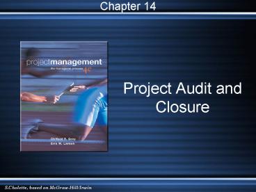 Project Audit and Closure presentation | free to view