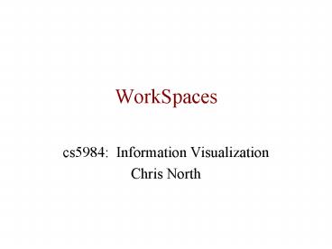 PPT – WorkSpaces PowerPoint presentation | free to view - id: 14bfbc-ZDI3N