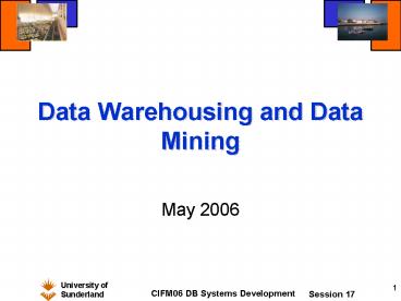 PPT – Data Warehousing and Data Mining PowerPoint presentation | free ...