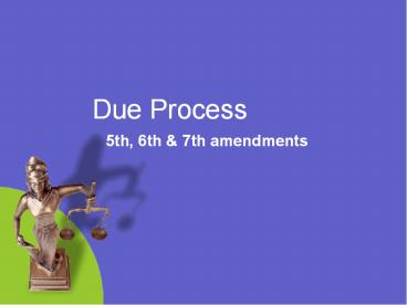 Due Process presentation | free to view