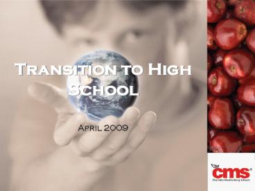 PPT – Transition to High School PowerPoint presentation | free to view ...