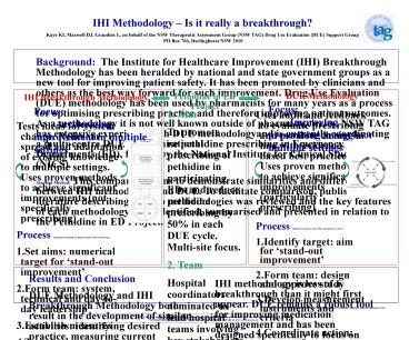 PPT – IHI Methodology PowerPoint presentation | free to view - id ...