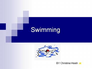 Swimming presentation | free to download