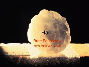 Hail presentation | free to view