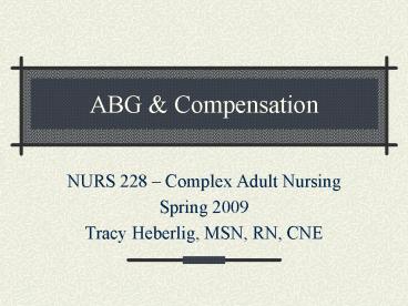 ABG presentation | free to view