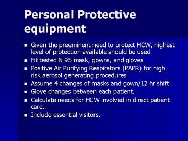 PPT – Personal Protective equipment PowerPoint presentation | free to ...