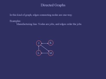 PPT – Directed Graphs PowerPoint presentation | free to view - id ...