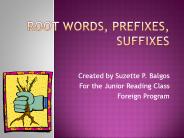 PPT – Prefixes and Suffixes PowerPoint presentation | free to view - id ...