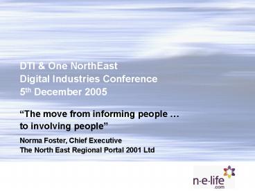 DTI presentation | free to view