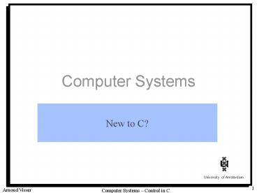 PPT – Computer Systems PowerPoint presentation | free to download - id ...
