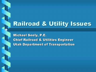 Railroad presentation | free to view