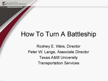 How To Turn A Battleship presentation | free to download