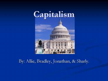 PPT – Capitalism PowerPoint presentation | free to view - id: 2109d4-ZDc1Z