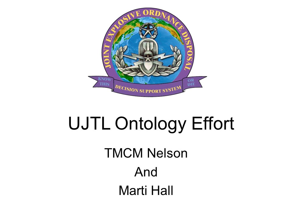 PPT – UJTL Ontology Effort PowerPoint presentation | free to download ...
