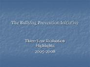 PPT – BULLYING PREVENTION & AWARENESS PowerPoint presentation | free to ...