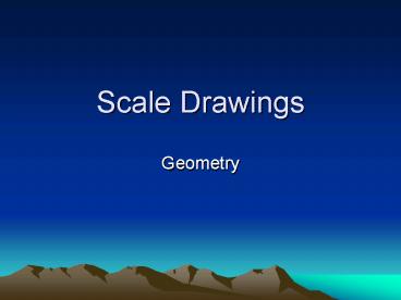 Scale Drawings presentation | free to view