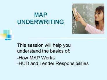 MAP UNDERWRITING presentation | free to view