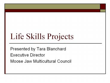 Life Skills Projects presentation | free to download
