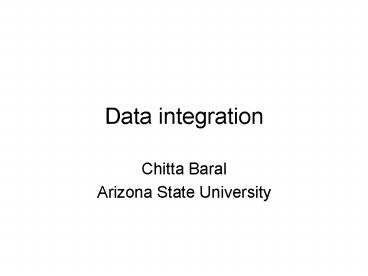 Data integration presentation | free to download