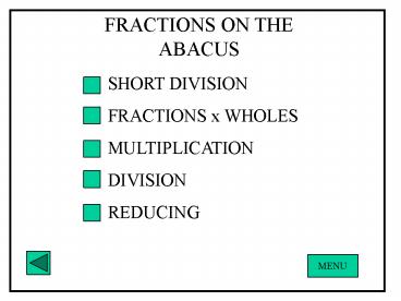 SHORT DIVISION presentation | free to download