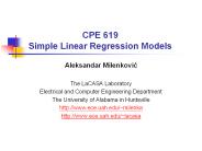 PPT – Simple Linear Regression PowerPoint presentation | free to ...