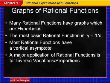 Graphs of Rational Functions presentation | free to view